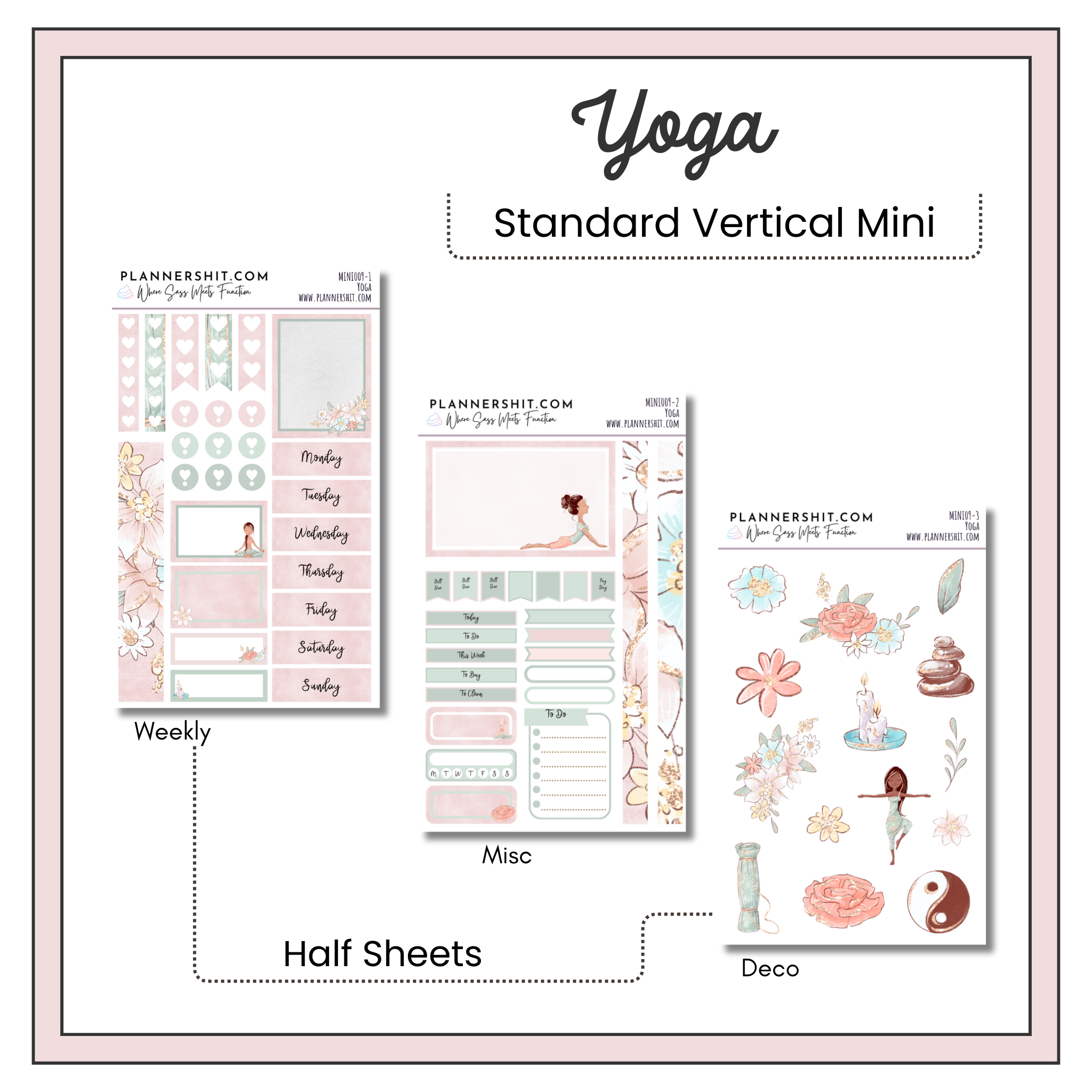 Weekly Mini Kit - Yoga – PlannerShit.com